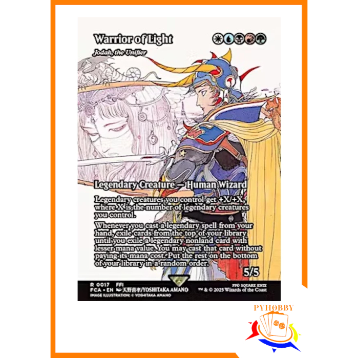 [MTG] Final Fantasy Through the Ages: Jodah the Unifier (0017-Warrior of Light) | Shopee Malaysia