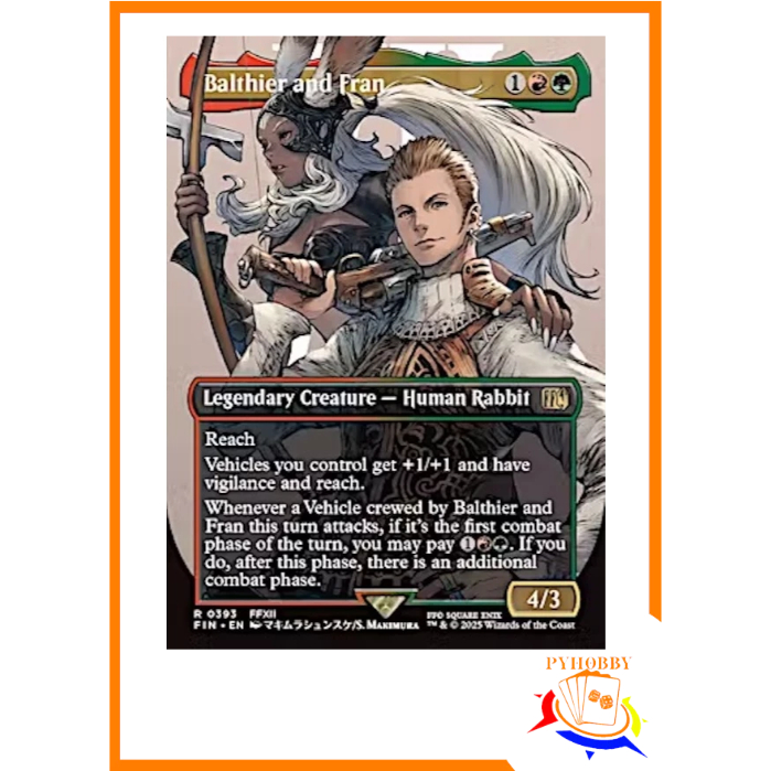 [MTG] Final Fantasy Variants: Balthier and Fran (0393-Borderless ...