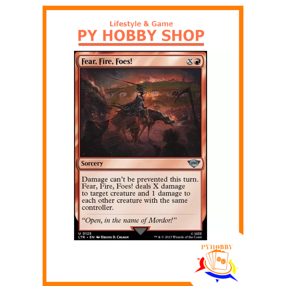 [MTG] the Lord of the Rings: Tales of the Middle-earth: Fear Fire Foes ...