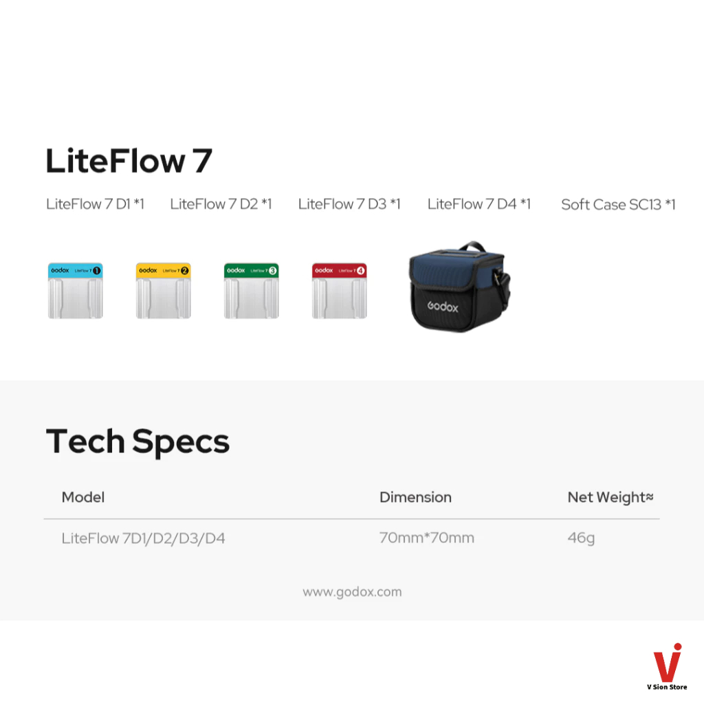 Godox Cine Lighting Reflector LiteFlow 7 Kit Reflecting And Diffuser | Shopee Malaysia