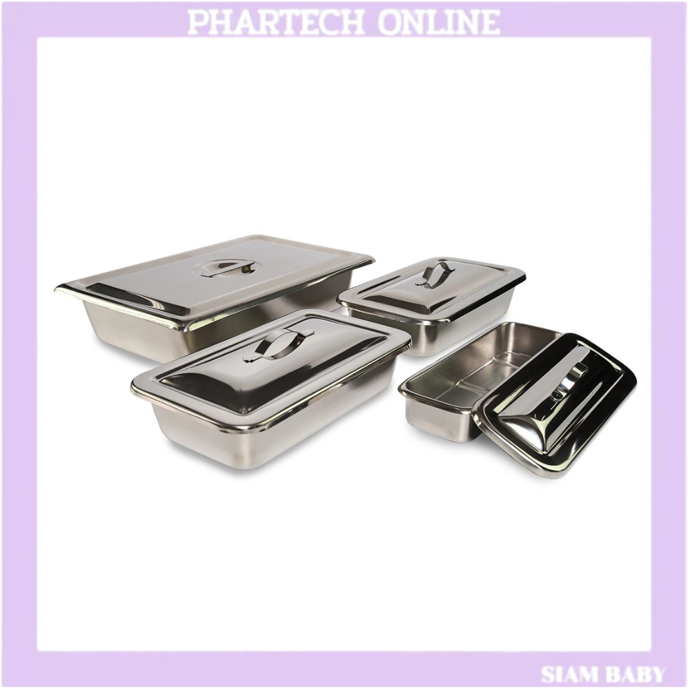 Stainless Steel Medical Tool Box With Lid All Sizes Hospital Grade ...