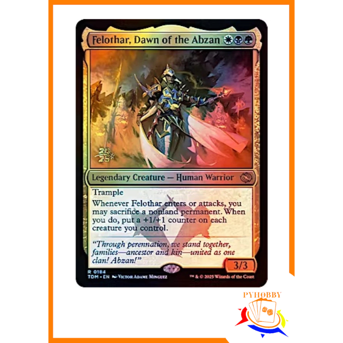 [MTG] Tarkir: Dragonstorm Variants: Felothar Dawn of the Abzan | Shopee ...