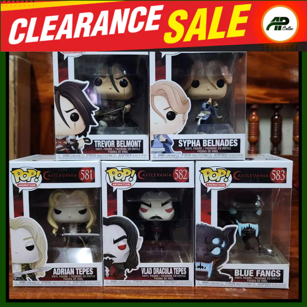 Funko Pop! Castlevania-5 Complete Set First Wave (Trevor + Sypha ...