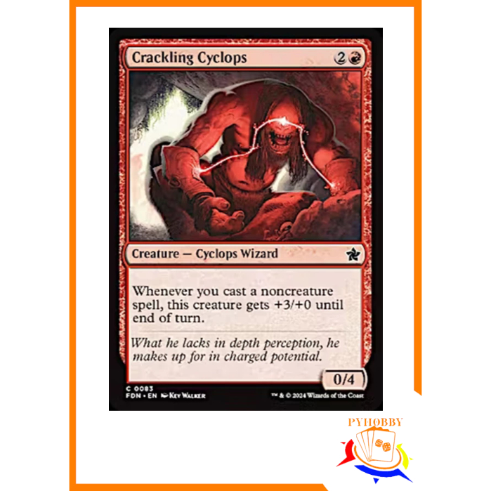 [MTG] Foundations: Crackling Cyclops | Shopee Malaysia