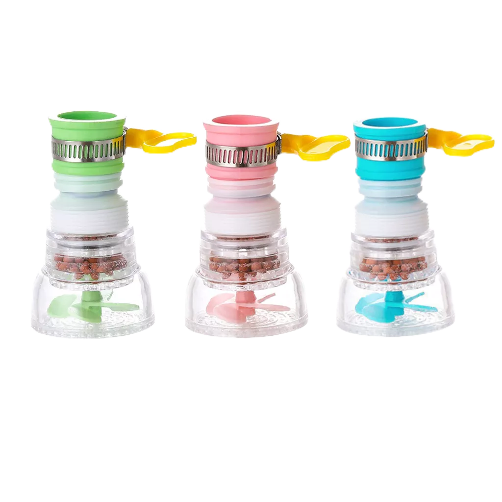 Faucet Connector Splash-Proof 360-Degree Rotating Extension 3-Color ...