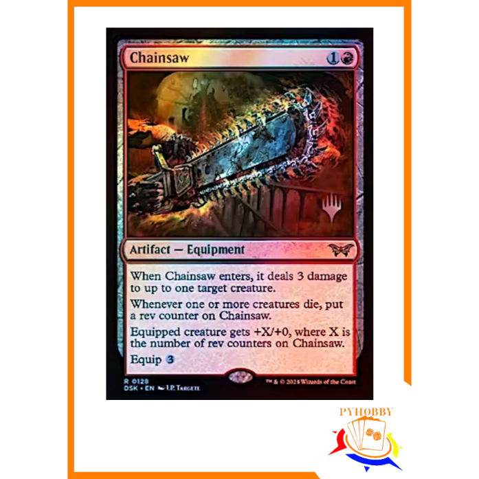 [MTG] Promo Pack Foil: Chainsaw (Promo Pack) (Foil) | Shopee Malaysia