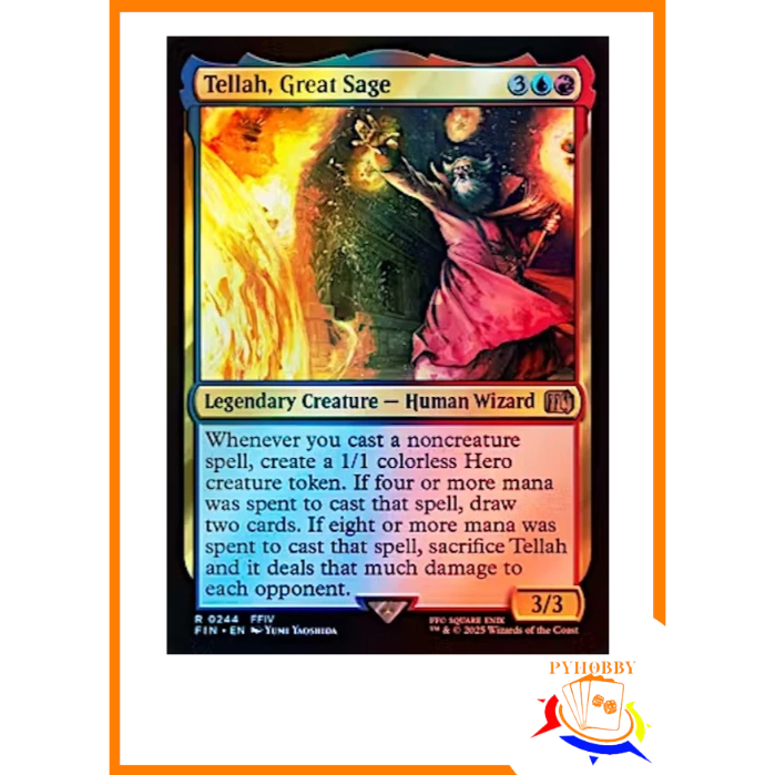 [MTG] Final Fantasy Foil: Tellah Great Sage (Foil) | Shopee Malaysia