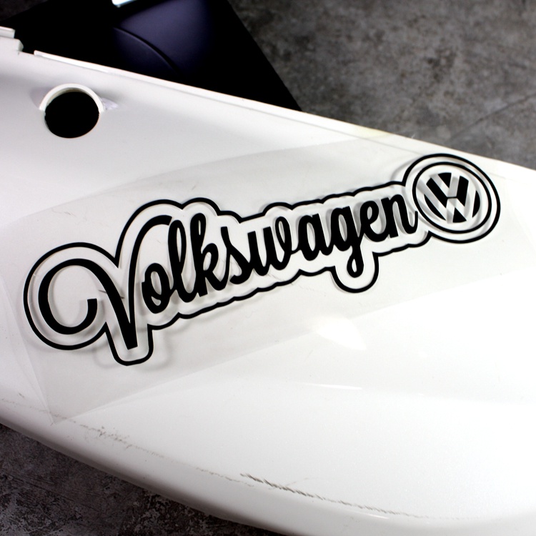 [P-A634] Vw Car Sticker Volkswagen Reflective Sticker Suitcase Sticker ...