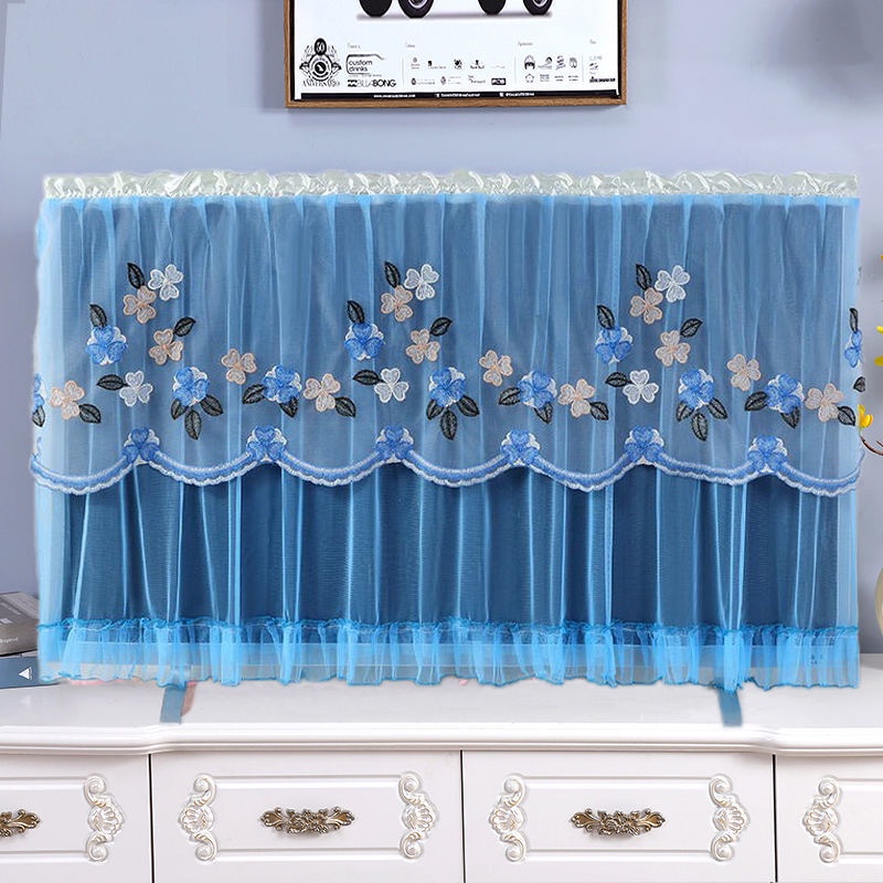 Lace fabric TV cover 32 inch 42 inch dust dirty 43 inch 50 inch LCD ...
