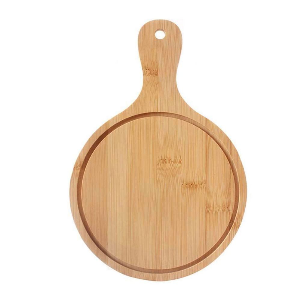 Bamboo Pizza Sushi Wooden Tray Solid Wood Pizza Pan Cutting Board ...