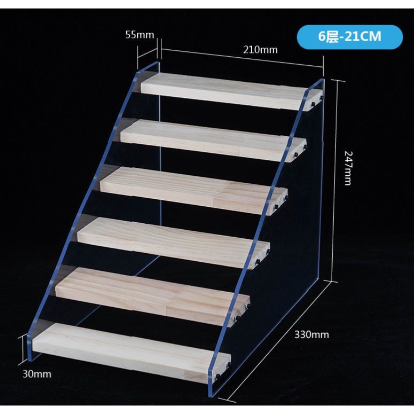 Popmart Display Acrylic Display Stand Shelf Display Shelf Crystal ...