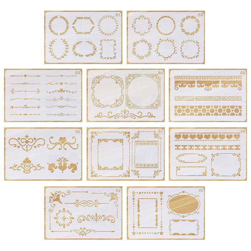 Elementary School Students Handwritten Newspaper Hollow Lace Ruler ...