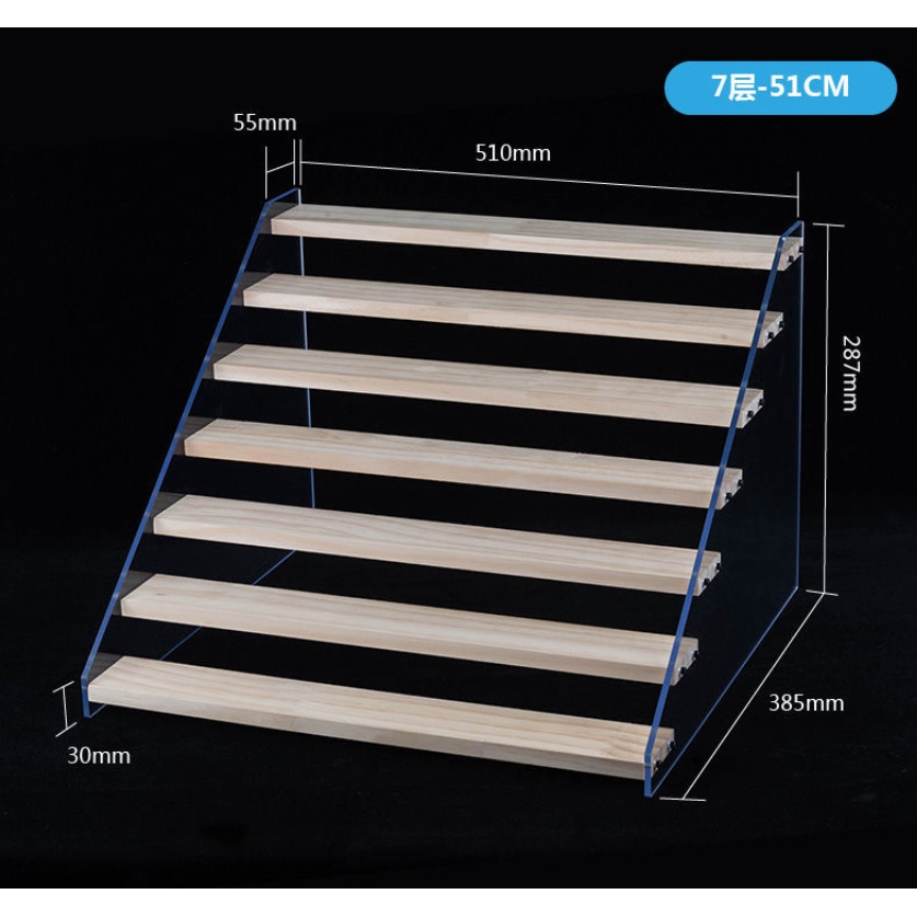 Popmart Display Acrylic Display Stand Shelf Display Shelf Crystal ...