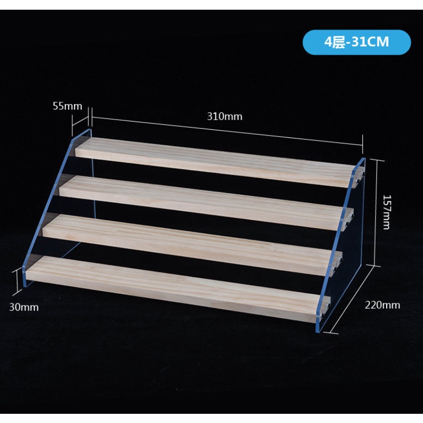 Popmart Display Acrylic Display Stand Shelf Display Shelf Crystal ...