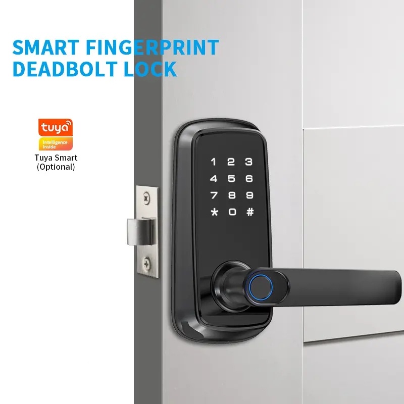 smart door handle code lock, fingerprint door lock, digital door lock ...