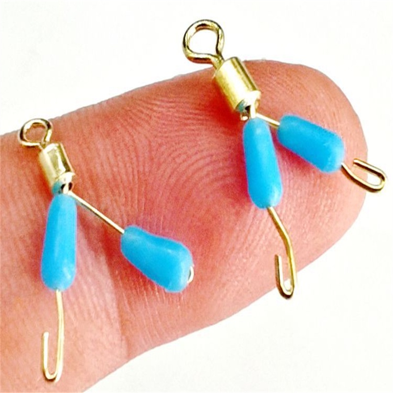 Separate 2 fishing hooks Fishing bean trifurcation Fast Strand Clip ...