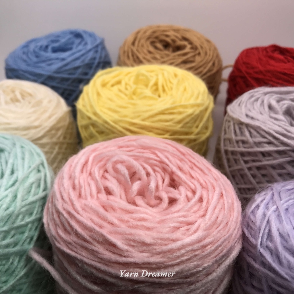 Benang Kait Skin Friendly Soft Wool Yarn for Knitting Yarn DIY Crochet ...