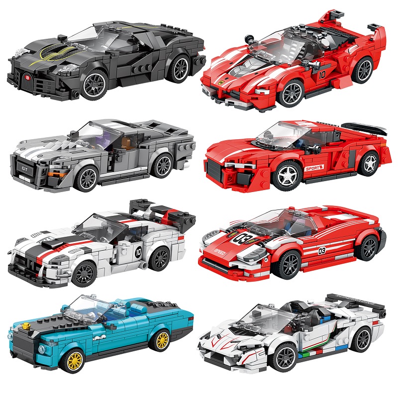 400pcs City Super Speed Racing Car Champion Model Speed Car Children's ...