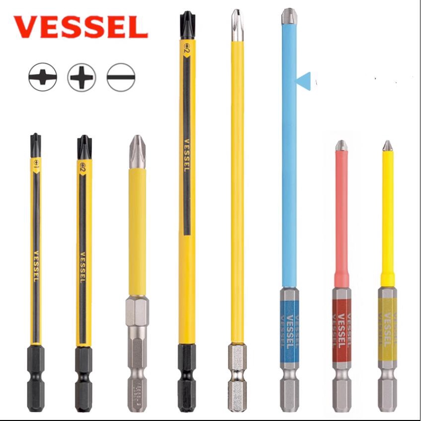 Japan VESSEL New Style Electric Screwdriver Insulation Bit/Strong ...