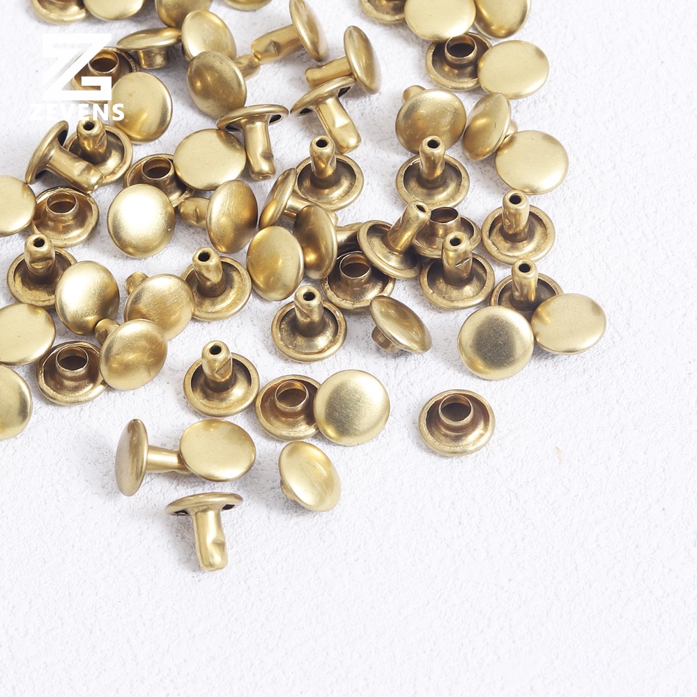 10pcs Sealing Oil Brass Arc Surface Rivets diy Hand Tool Luggage Wallet ...