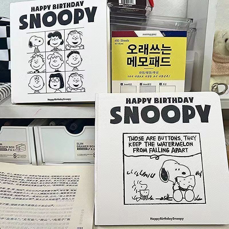 Snoopy Notebook 80 Sheets/160 Pages Super Thick Notebook Student ...