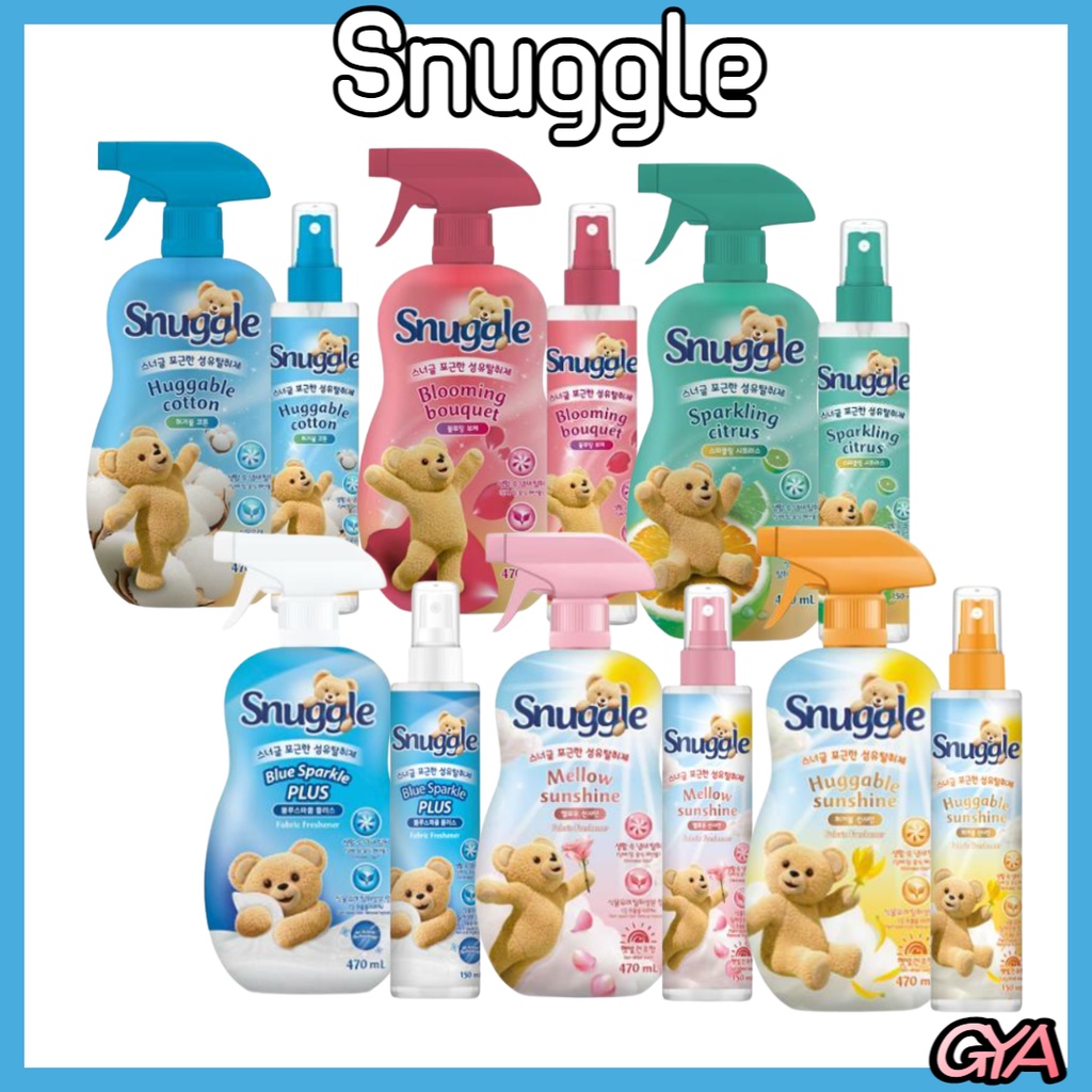 [Snuggle][6 scents] Fabric deodorant Refresher Spray 150ml/470ml ...