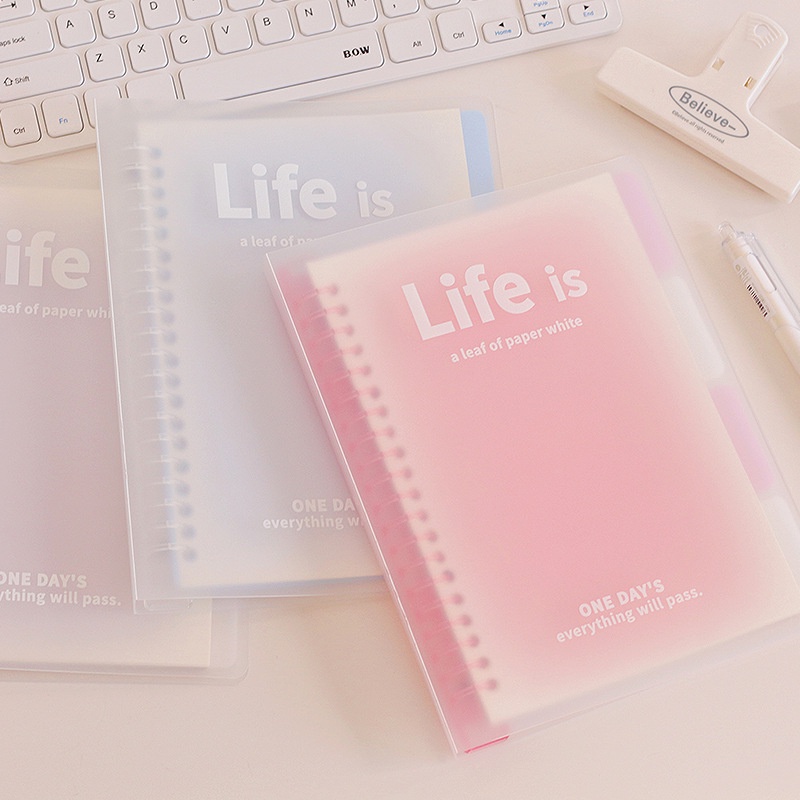 A5 Loose Leaf Korean Binder, 40% OFF