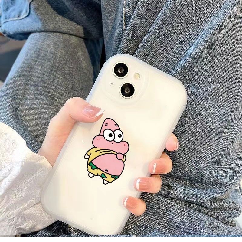 Patrick Star SpongeBob Phone Case Compatible for iPhone 15 11 14 Pro 12 ...