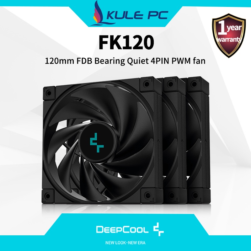 Deepcool FK120 Black PC Computer CPU Cooler 120mm Case Fan Single / 3 IN 1 | Shopee Malaysia