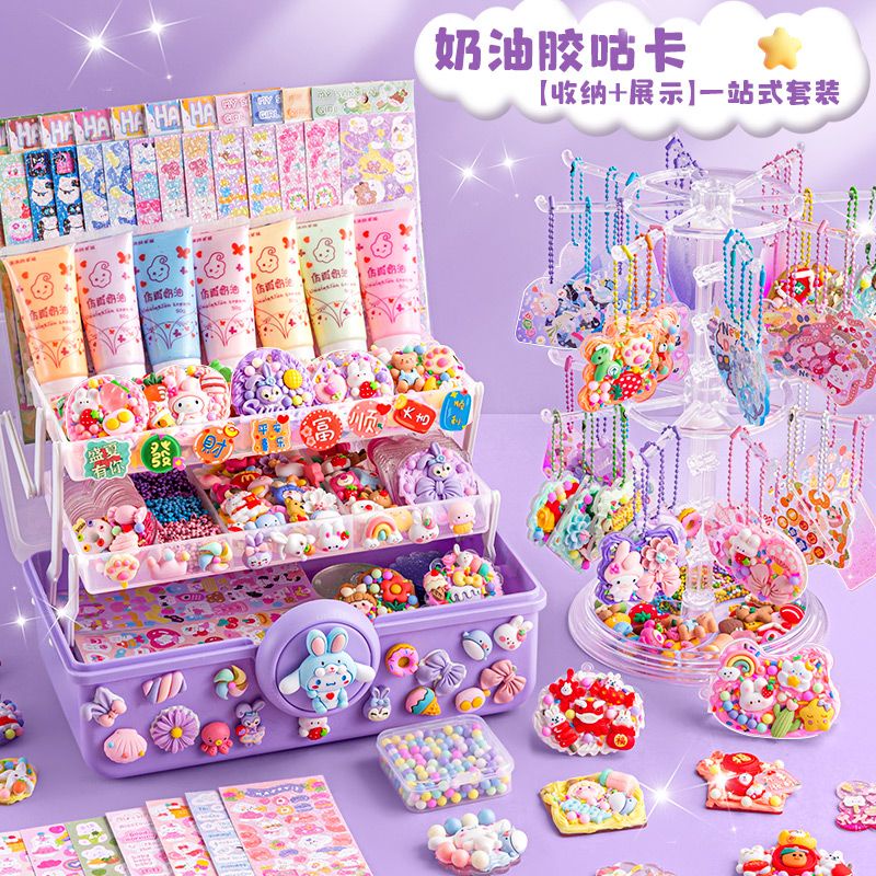 Ready Stock🔥Goo Card Set DIY Children toys Guka cream glue goo Card Set ...