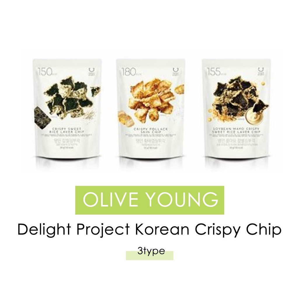 [Olive Young] Delight Project Korean Crispy Chip 3Flavor / meal ...