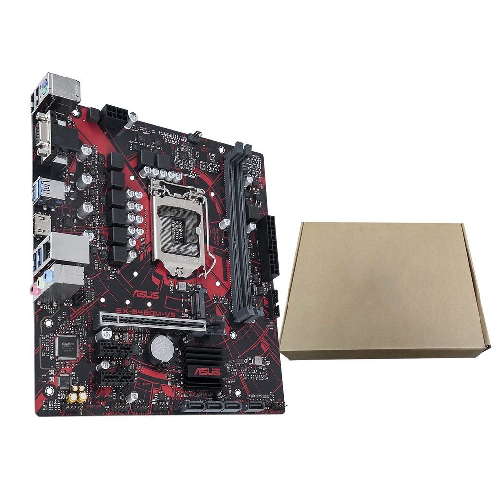 Asus EX-B460M-V5 (Intel 10th Gen) LGA1200 DDR4 mATX Motherboard (Bulk ...