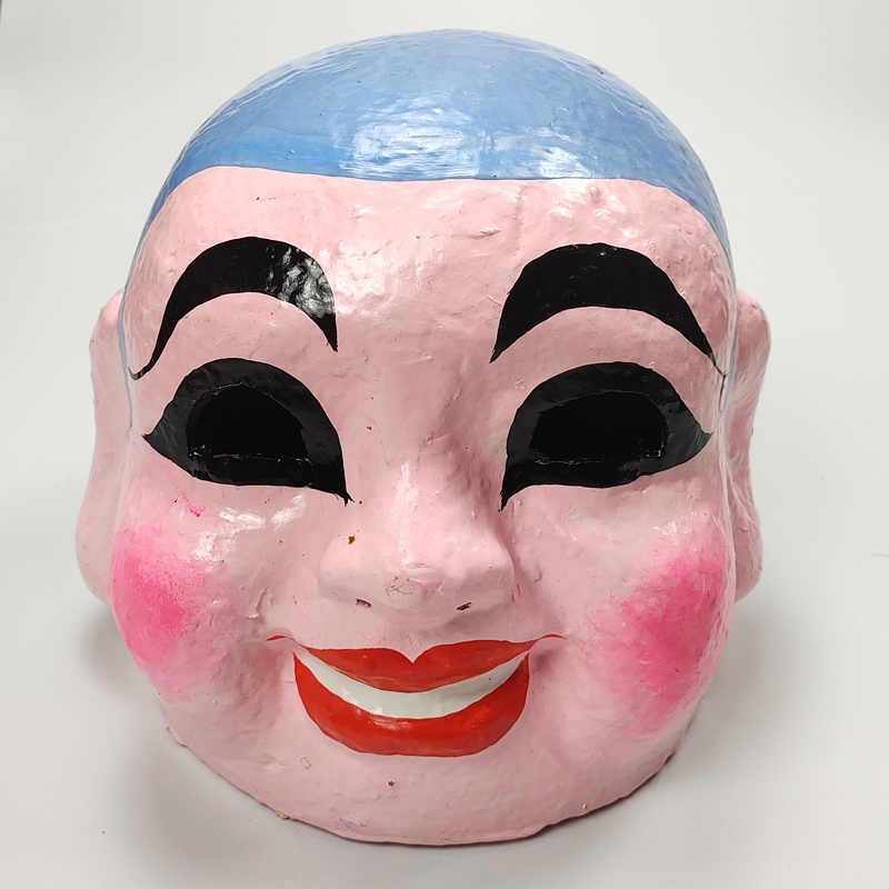 Lion Dance Props Big Head Buddha Mask Headgear Lion Dance Buddha Male ...