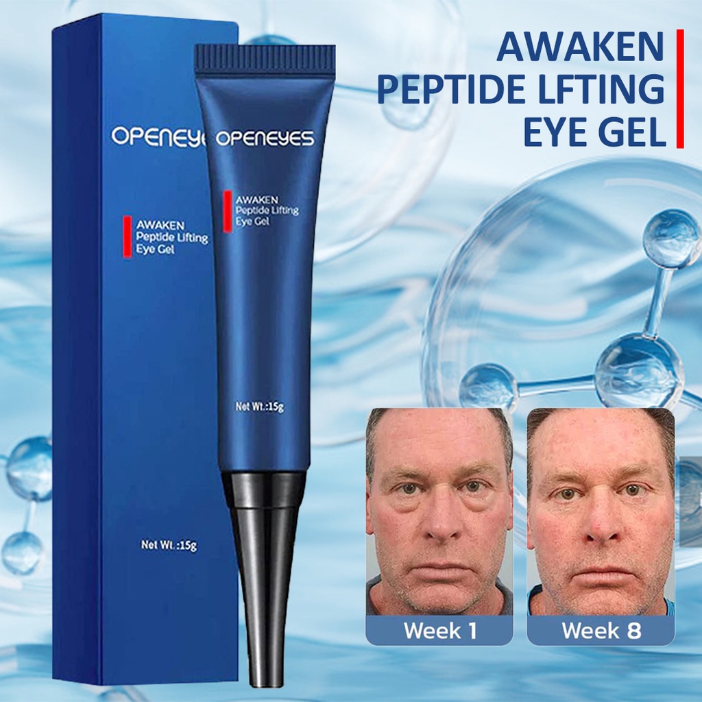 Awaken Peptide Lifting Eye Gel Reduces Puffiness Dark Circles Eye Bags ...