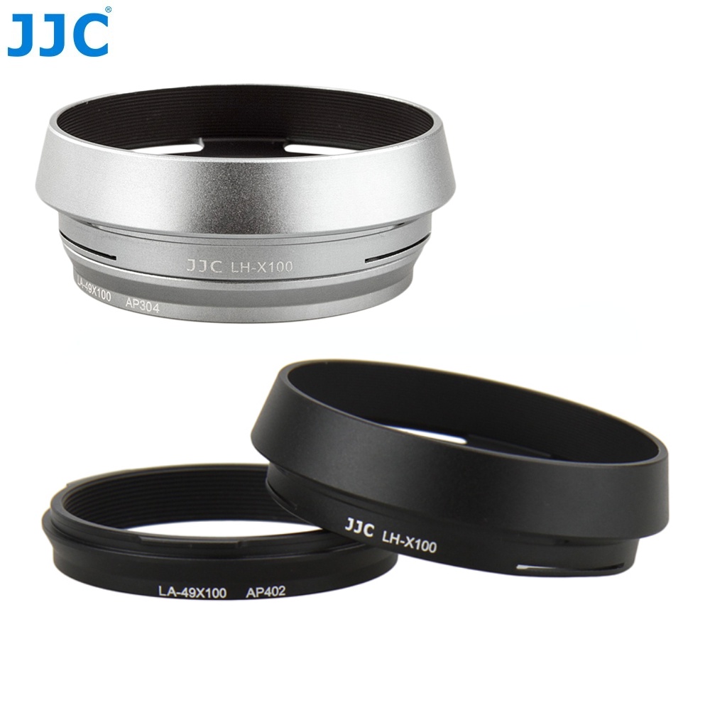 JJC LH-JX100 Metal Lens Hood for Fuji Fujifilm X100VI X100V X100F X100T X100S X100 Camera ...