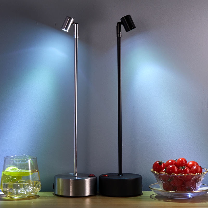 [Hot spot sales] LED rechargeable bar high pole table lamp coffee shop ...