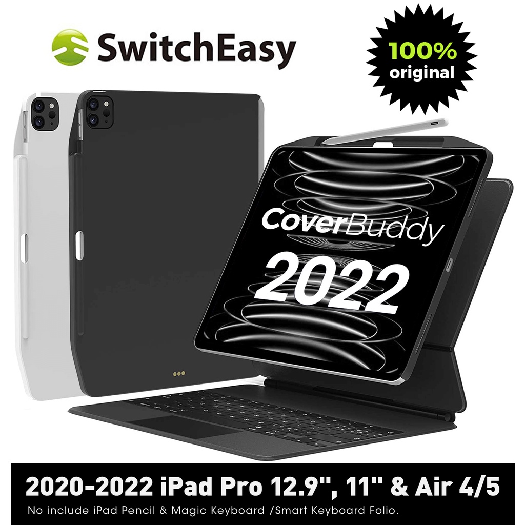 SwitchEasy CoverBuddy Case for iPad Pro 12.9 inch 11 Inch 2021 2020 ...
