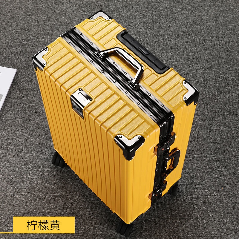 『Free Shipping』Large-capacity aluminum frame luggage Trolley case ...