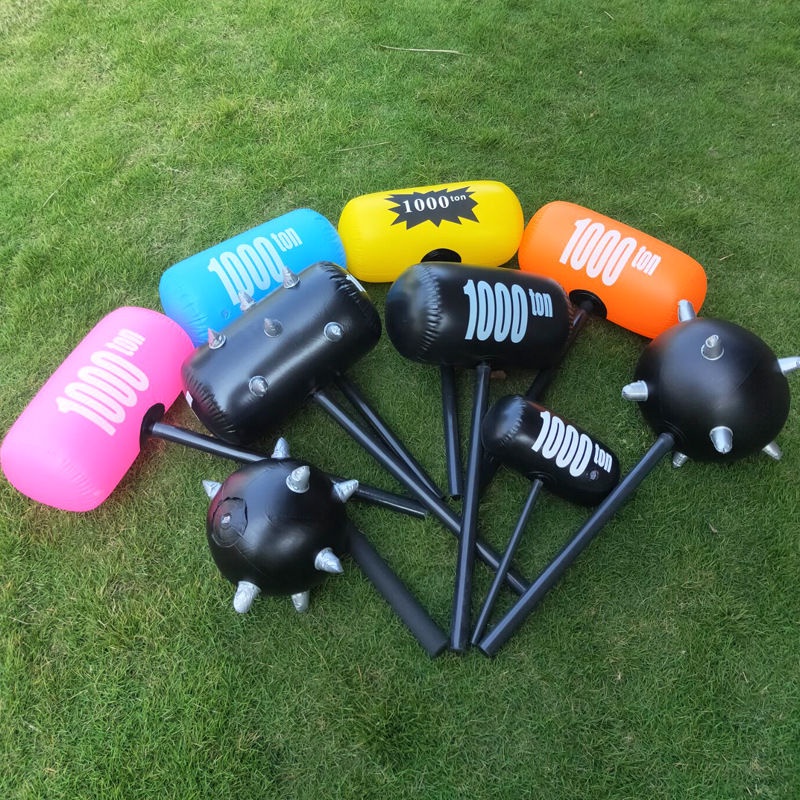 Large inflatable hammer black thousand ton hammer children's beating ...