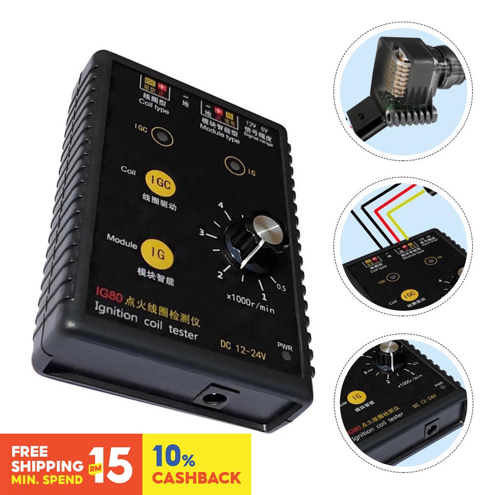 Ignition Tester Car Coil Engine Tool Spark Plug Auto Test System ...