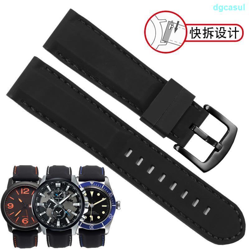 Limited Time Discount Silicone Watch Strap Suitable for Casio EFR-303 ...