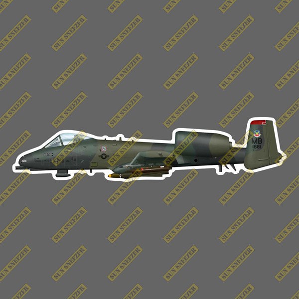 Us Air Force A-10 Dark Green Camouflage MB681 Thunder Type Ii Attack ...