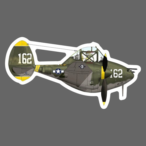 Us Army Air Force USAAF P-38 Lightning Fighter World War Ii Q Version ...