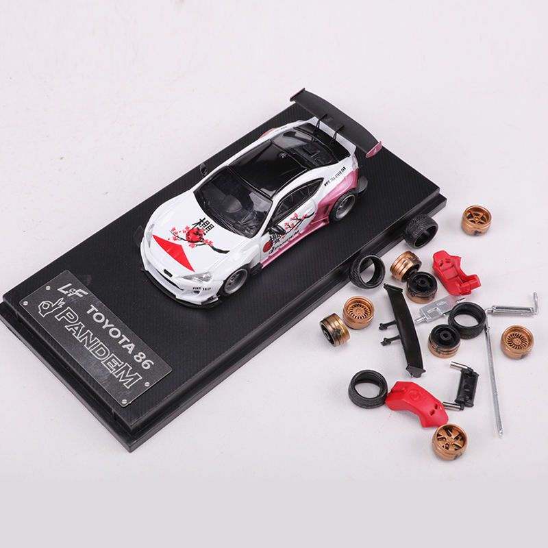 1: 64 Toyota GT86 Rocket Rabbit Pandem Modified Alloy Car Model Cherry ...