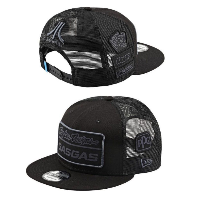2021 Topi TLD GASGAS Troy Lee Mesh Designs Snapback Cap Men Women Mesh ...