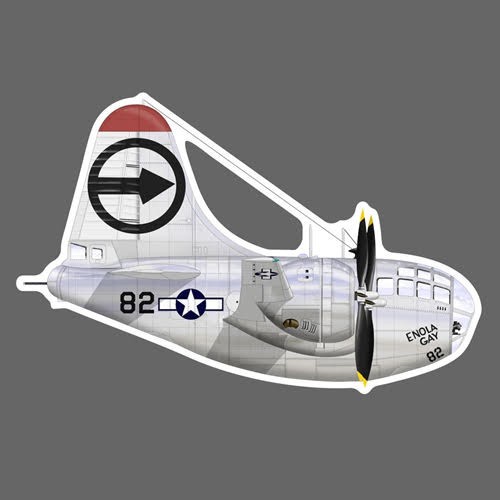 B-29 Air Fortress Bomber Q Version Airplane 3M Sticker 90mm | Shopee ...