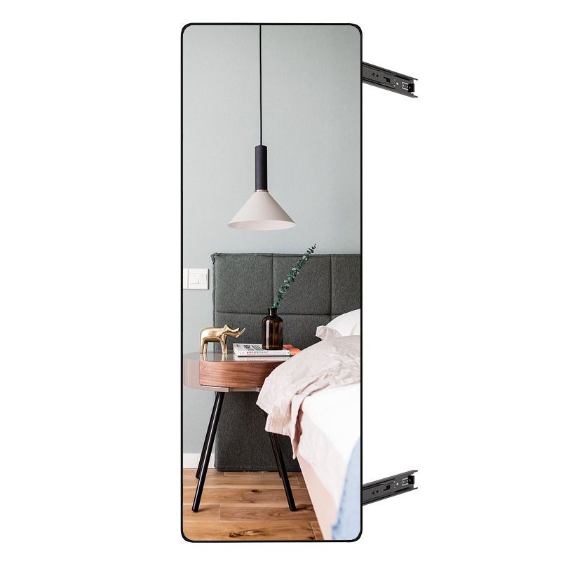 Dressing Mirror Wardrobe Built-in Push-Pull Rotating Fitting Mirror ...