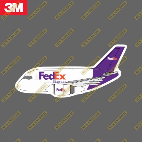 FedEx Express Q Version Boeing B757 Airplane Shape Waterproof Sunscreen ...