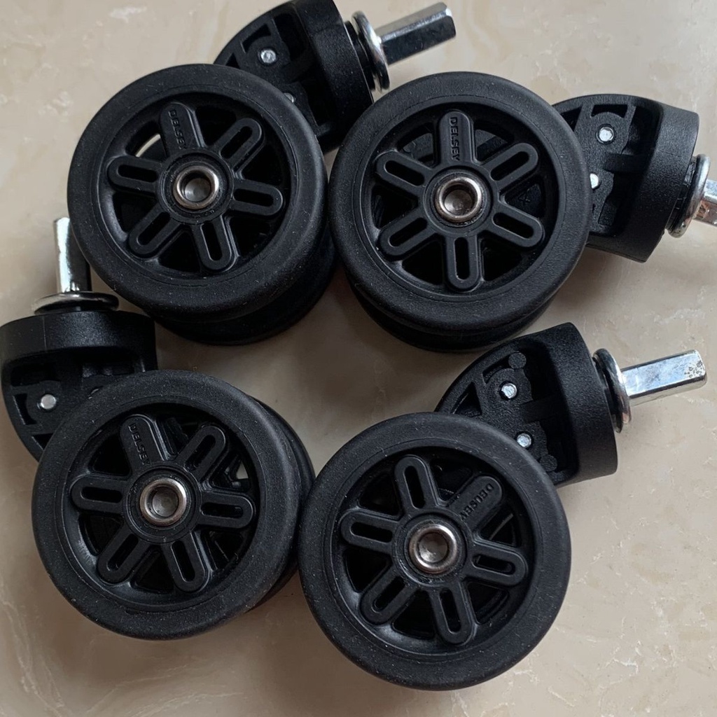 DELSEY Luggage Wheel Replacement Wheels Suitcase Accessories Universal ...
