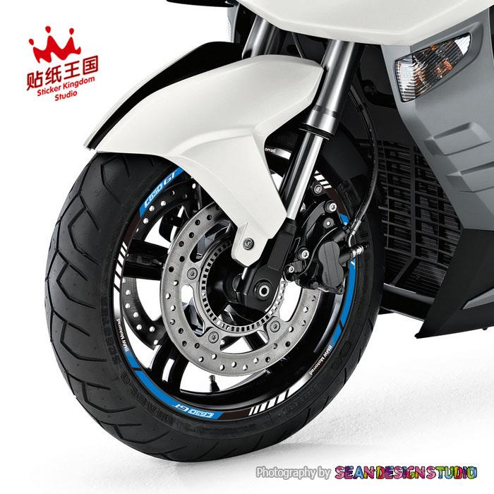 BMW C400X C400GT C600 Sport C650GT Modified Reflective Wheel Rim Decal ...